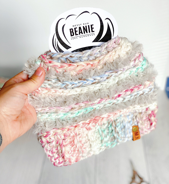 Ravelry: Market Prep Bun Beanie pattern by Crazy4CrochetMomma