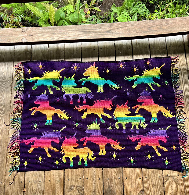 Ravelry: Prancing Parade - Unicorns and Horses pattern by Anke Wintermans