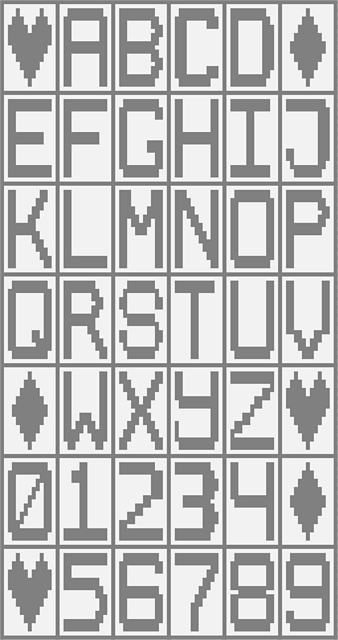 Ravelry: Alphabet big letters pattern by Lianne Dam