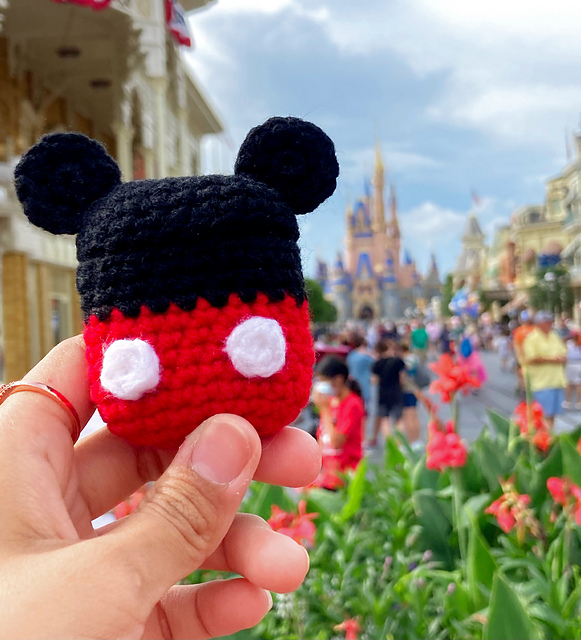Ravelry: Mickey and Minnie AirPods Case pattern by Amiah Johnson