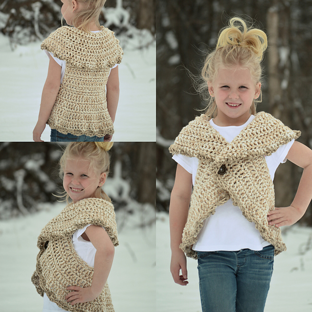 Ravelry: Aspen's Circle Vest pattern by Create Kids Couture