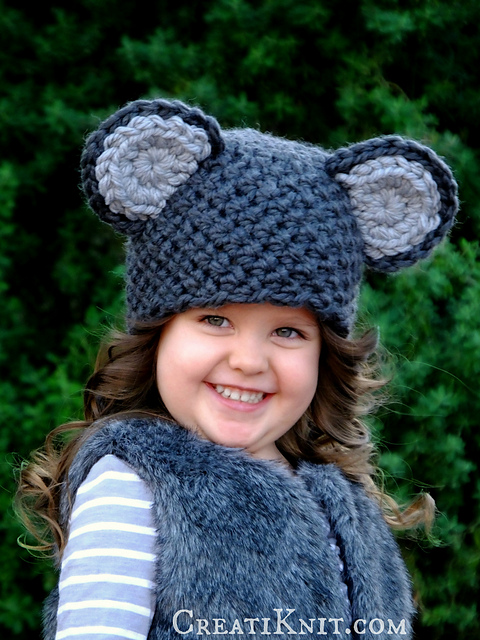 Ravelry: The Baby Meadow Mouse Hat pattern by CreatiKnit