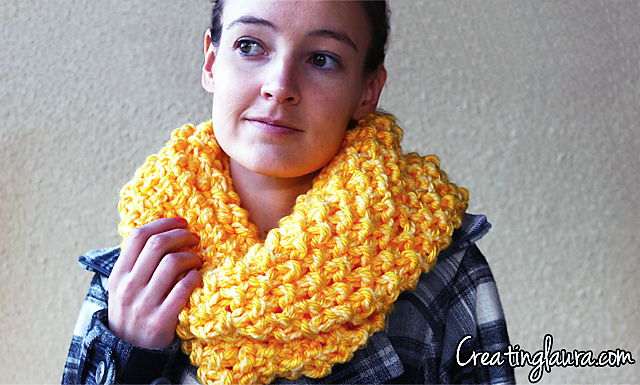 Ravelry: Sunshine Infinity Scarf pattern by Laura Doty