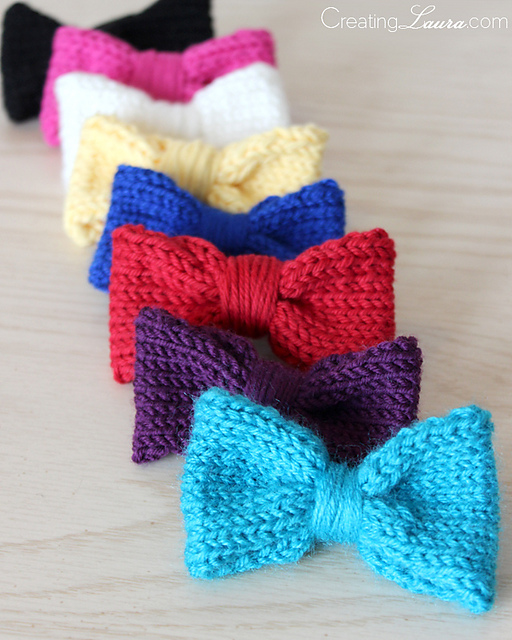 Ravelry: Laura's Hair Bow pattern by Laura Doty