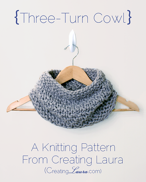 Ravelry: Three-Turn Cowl pattern by Laura Doty