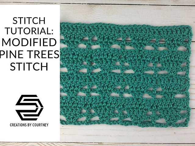 Ravelry: Modified Pine Trees Stitch pattern by Creations By Courtney