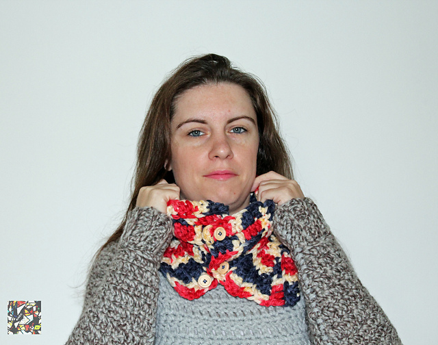 Ravelry: Multicolor Cowl - adult pattern by Art EC