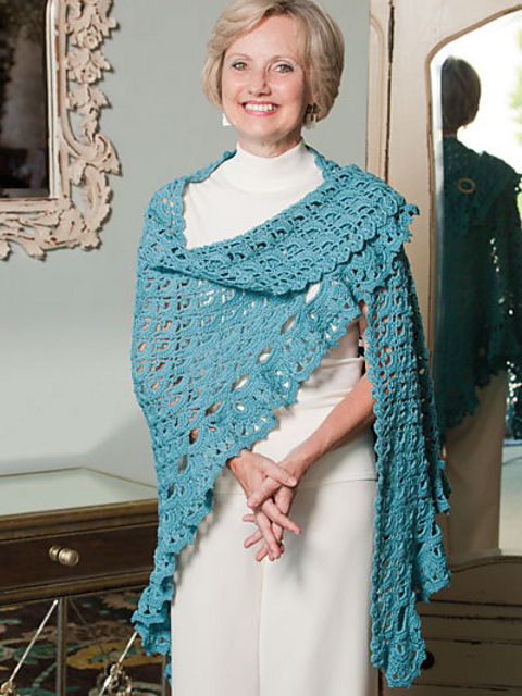 Ravelry: Galician Sea Shawl pattern by Cristina Mershon
