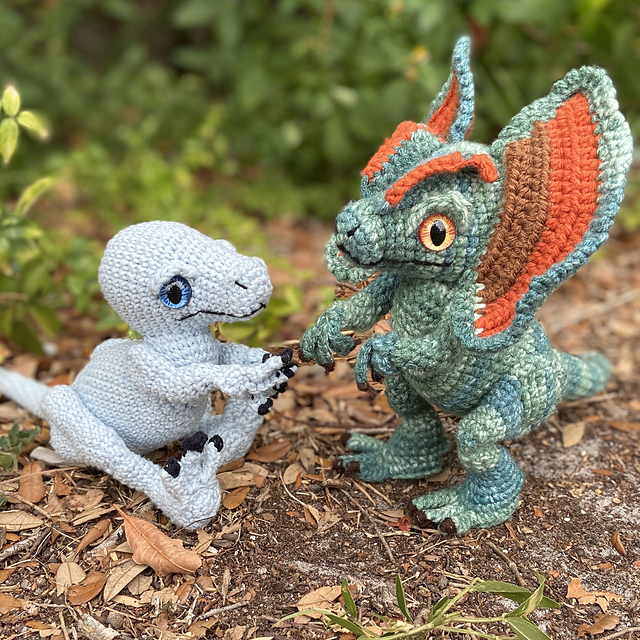 Ravelry: Dexter the Dilophosaurus Dinosaur Amigurumi pattern by Charlyn ...