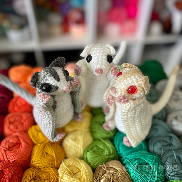 Ravelry: Sassy the Sugar Glider Amigurumi pattern by Charlyn Smith