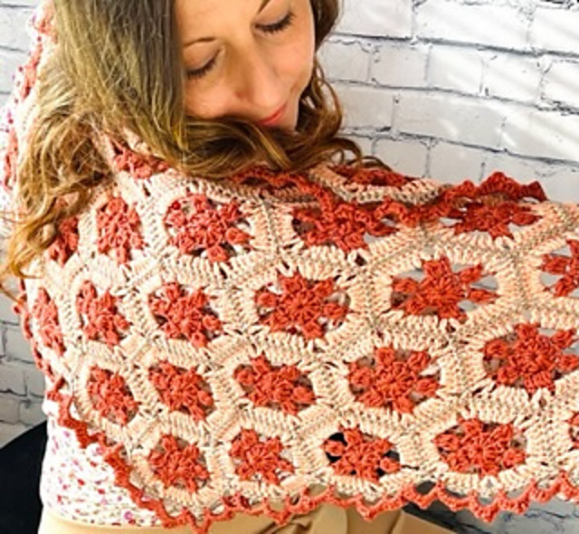Ravelry: Flower Buster Shawl pattern by Kim Earey