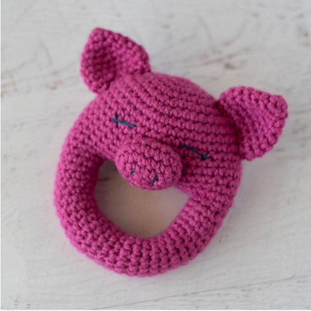Ravelry: Pig Rattle pattern by Crochet 365 Knit Too