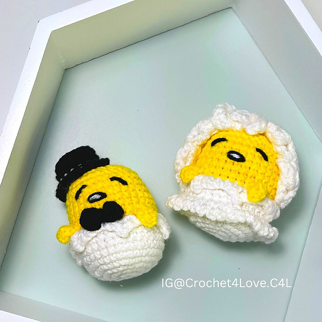 Ravelry: Cutie Egg Wedding Dolls pattern by Bao Ha Gia