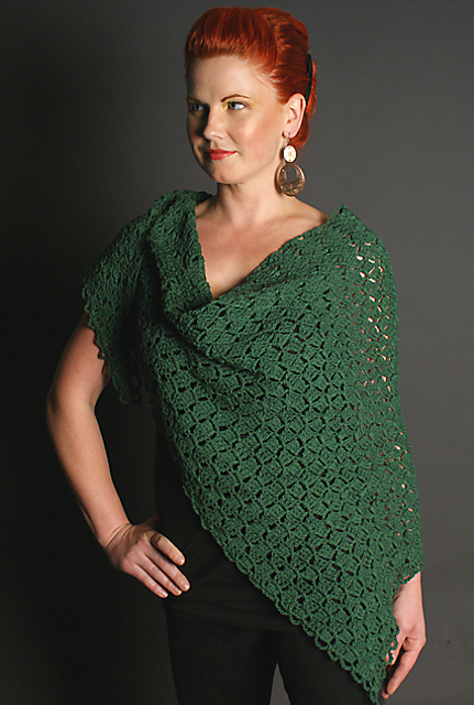Ravelry: Box Stitch Lace Triangle Shawl pattern by Corinne Freeman