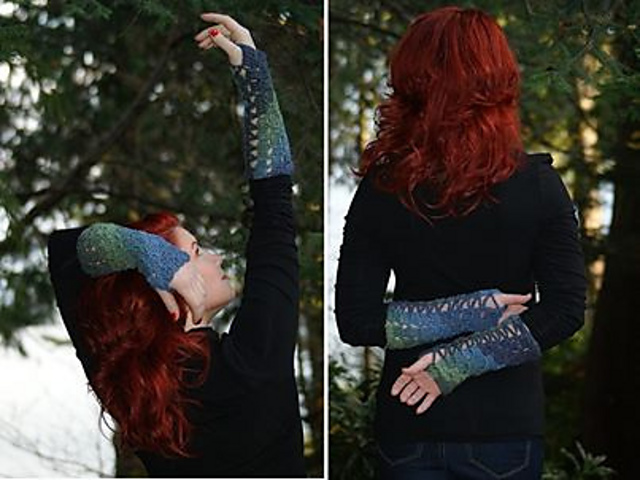 Ravelry: Box Stitch Fingerless Gloves pattern by Corinne Freeman