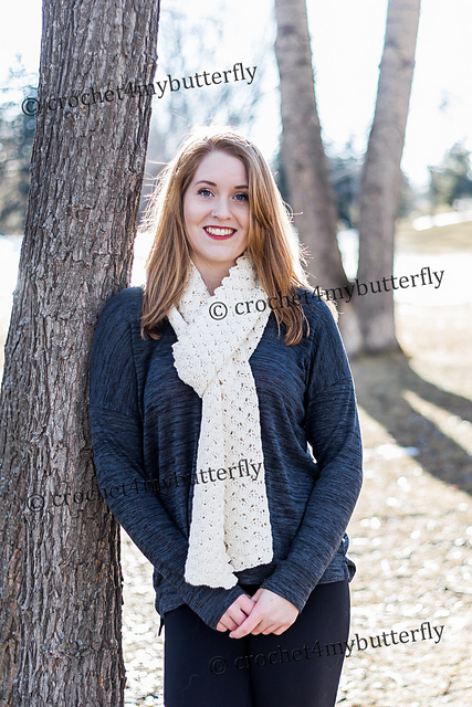 Ravelry: Dove Shells Scarf pattern by Corinne Freeman