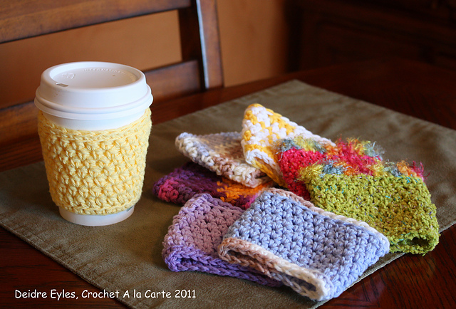 Ravelry: Quick and Easy Coffee Cup Jacket pattern by Deidre Knopp