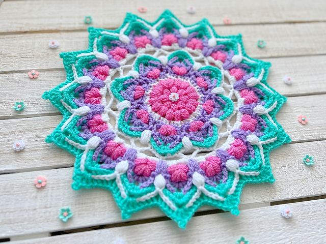 Ravelry: CrochetAlaDia's Puffy Mandala