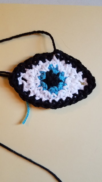 Ravelry: Small Evil Eye Applique pattern by Crochet Anything
