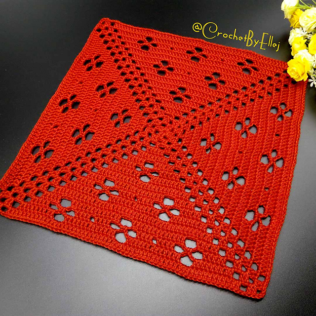 Ravelry: Clover blanket pattern by Elena Kozhukhar