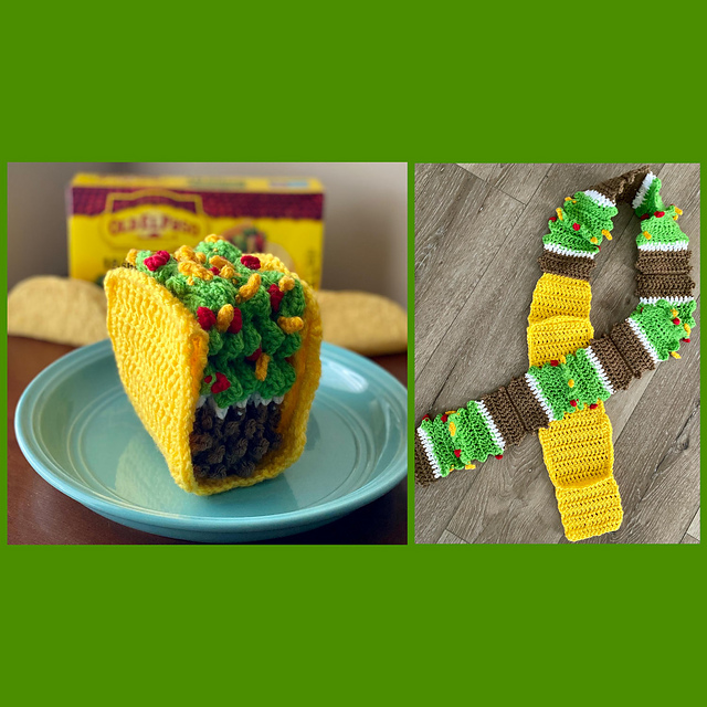 Ravelry: Taco Scarf pattern by The Crochet Collector
