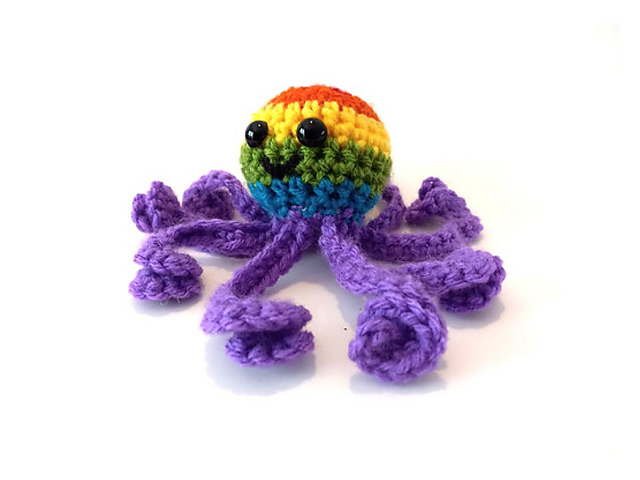 Ravelry: Rainbow Octopus pattern by Dani West