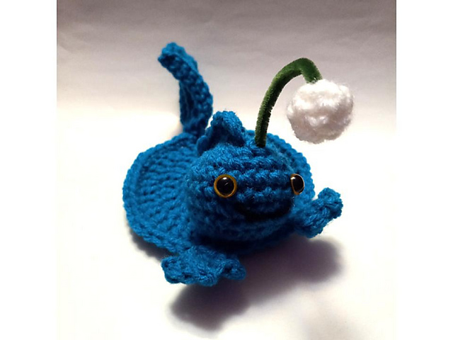 Ravelry: Angler Fish Coaster pattern by Dani West