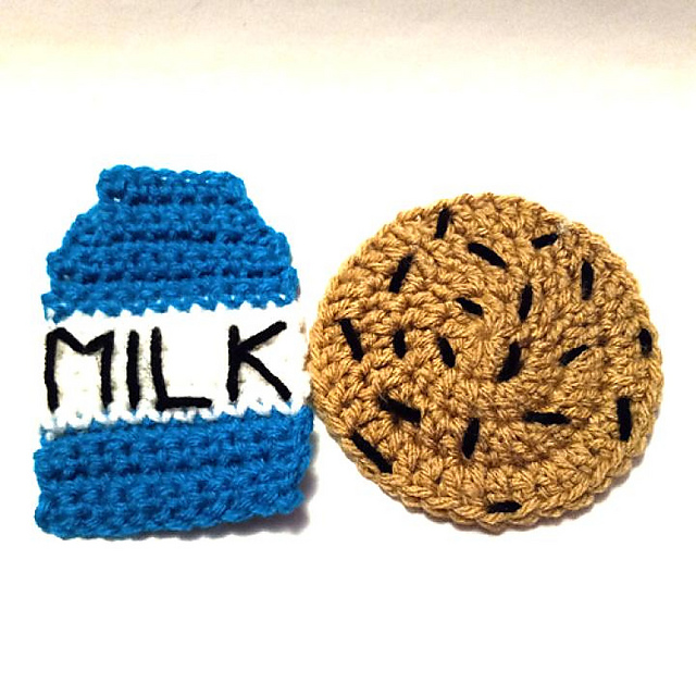 Ravelry: Milk and Cookie Coasters pattern by Dani West