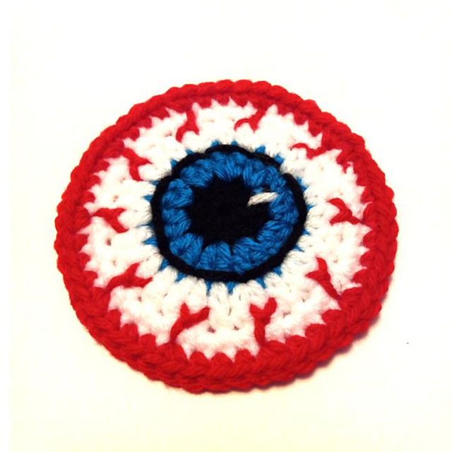 Ravelry: Eyeball Coaster pattern by Dani West
