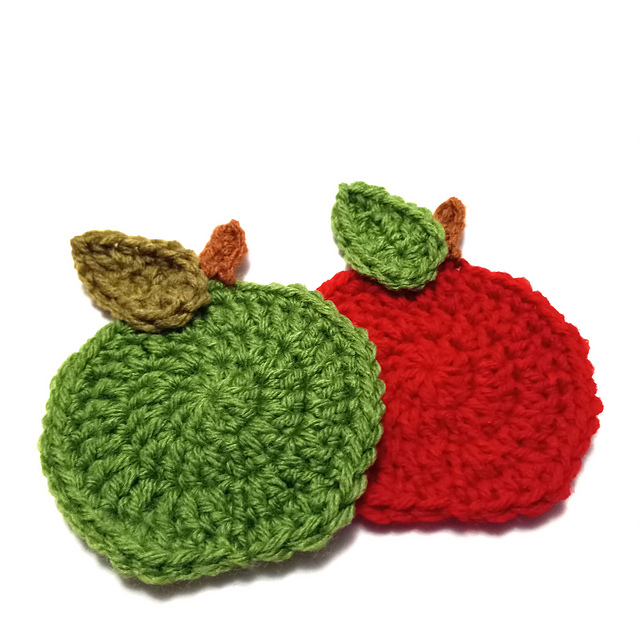 Ravelry: An Apple Coaster pattern by Dani West