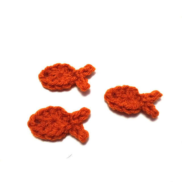 Ravelry: Goldfish Applique pattern by Dani West