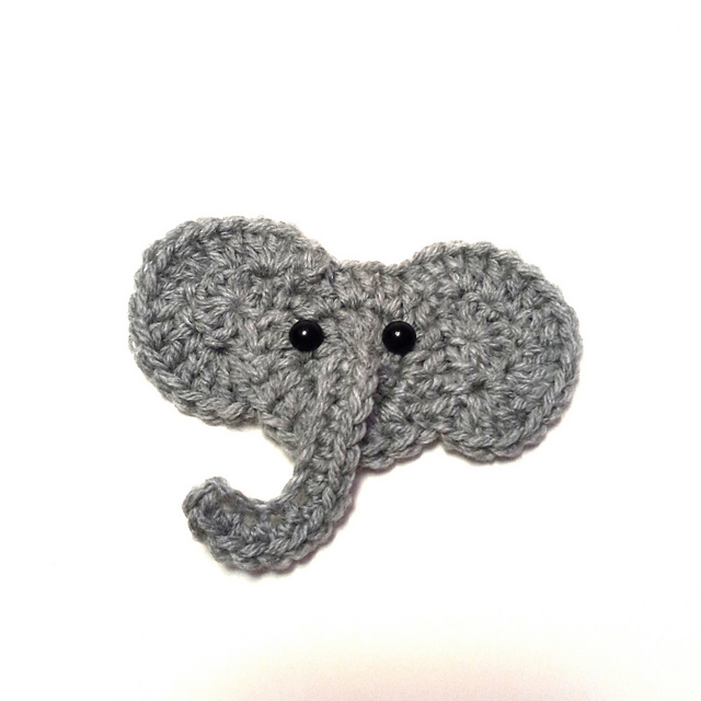 Ravelry: Elephant Applique pattern by Dani West