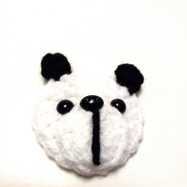 Ravelry: Panda Applique pattern by Dani West