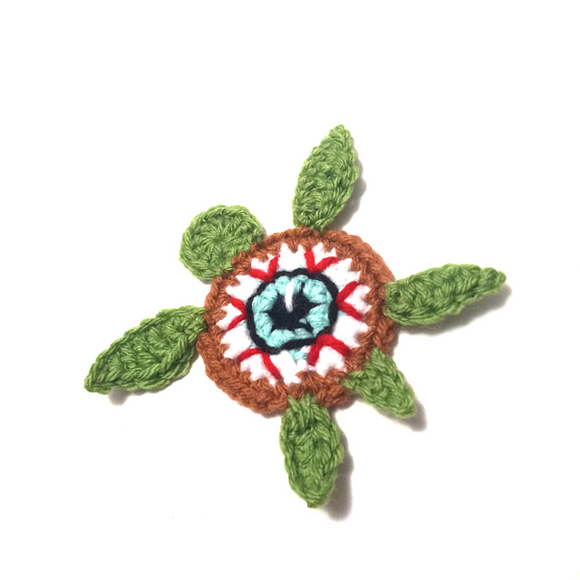 Ravelry: Turtle Eyeball Applique pattern by Dani West