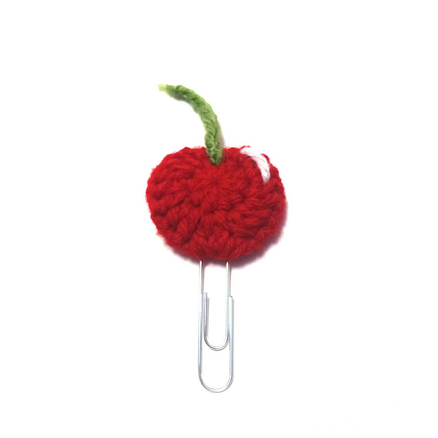 Ravelry: Cherry Paper Clip pattern by Dani West