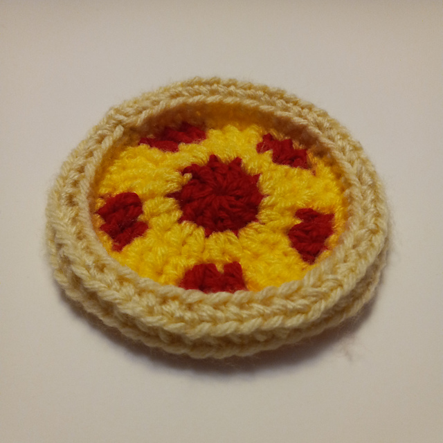 Ravelry: Pizza Coaster pattern by Dani West