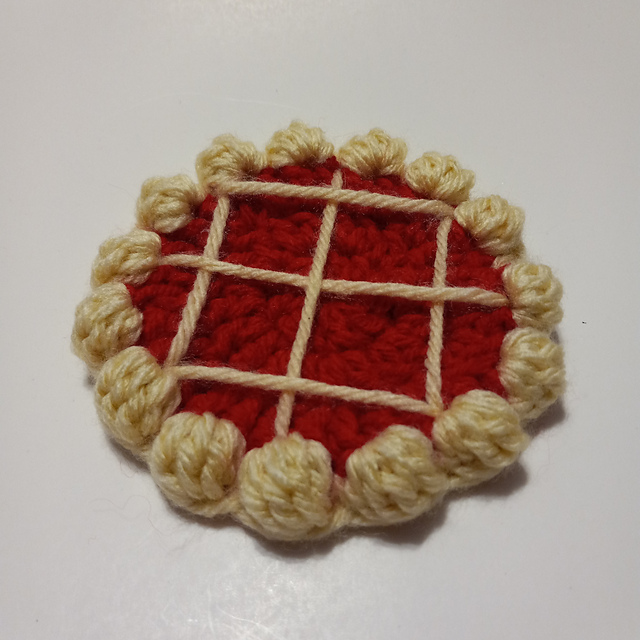 Ravelry: Cherry Pie Coaster pattern by Dani West