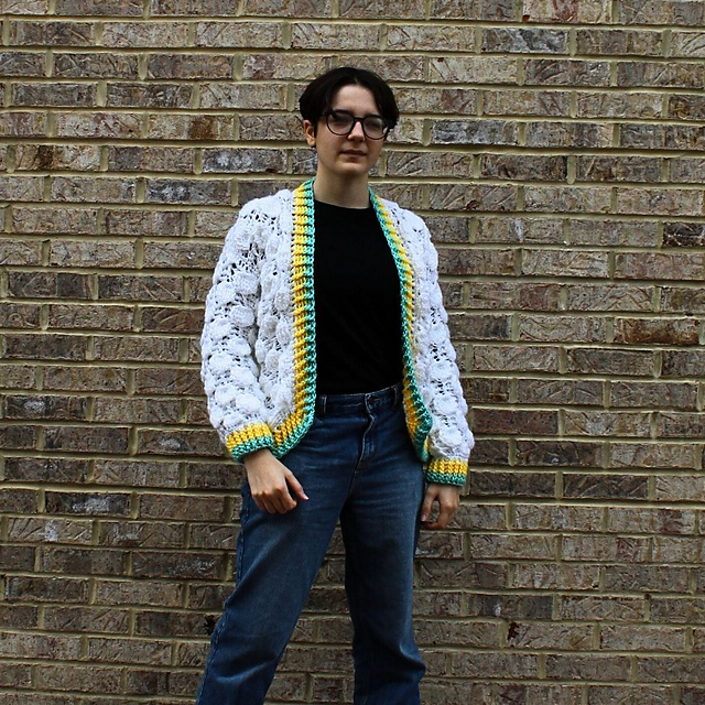 Ravelry: Snowball Jacket pattern by Jess D Bennett