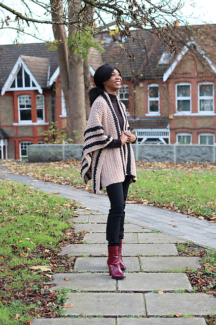 Ravelry: Quinn Ruana pattern by Michelle Muskett