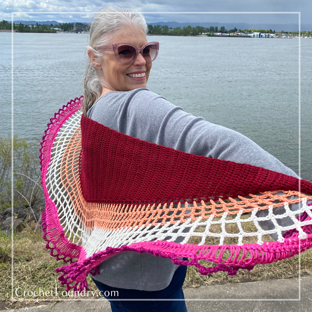 Ravelry: Sunset Shawl pattern by Smitha Crasta