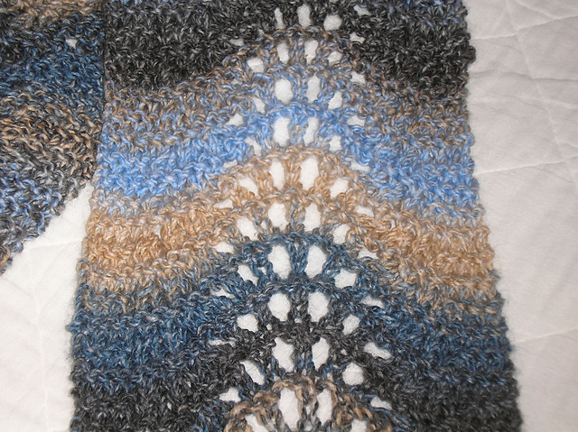 Ravelry: Knit Rippled Scarf pattern by Meghan Chaney