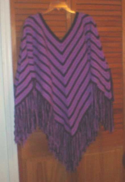 Ravelry: Striped Poncho pattern by Carrie Viskozki