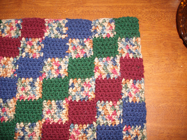 Ravelry: Diagonal Square Afghan pattern by Carrie Viskozki