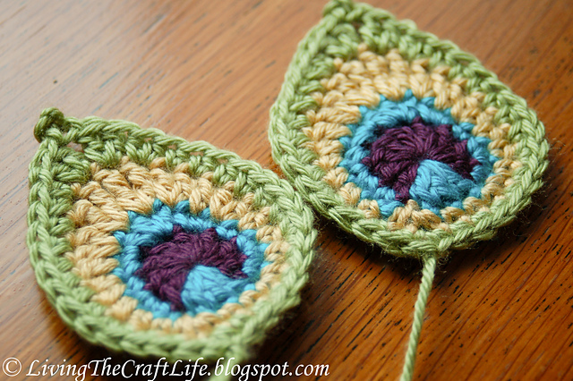 Ravelry: Peacock Feather Applique pattern by Jessica Z