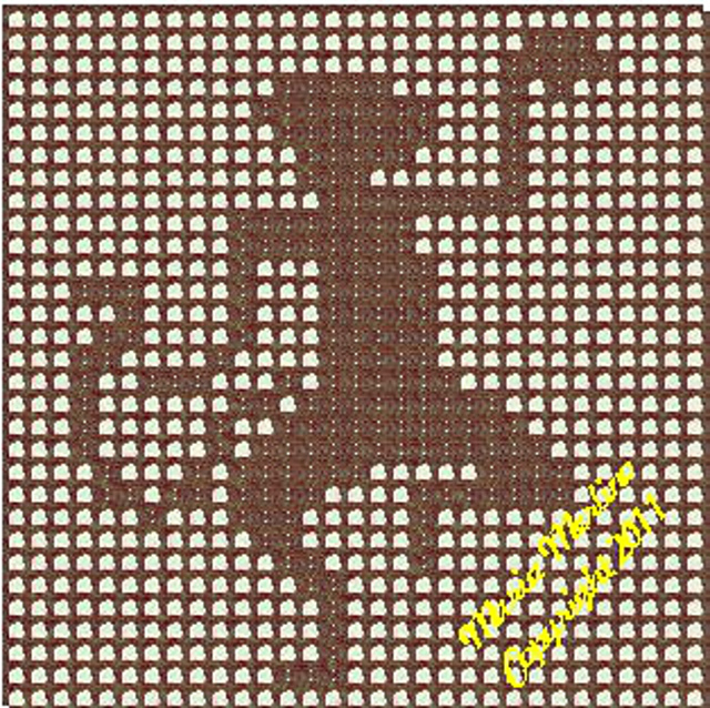 Ravelry: Monkey Happy Dance Filet Crochet Chart Graph pattern by Maria ...