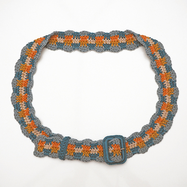 Ravelry: Woven textured belt pattern by Crochet Luxe Home