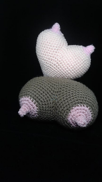 Ravelry: Booby Hearts pattern by Roxann Skvarj-Stetzer