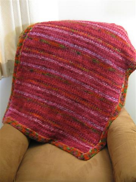 Ravelry: Cosmos Glow Throw pattern by Sharon Silverman