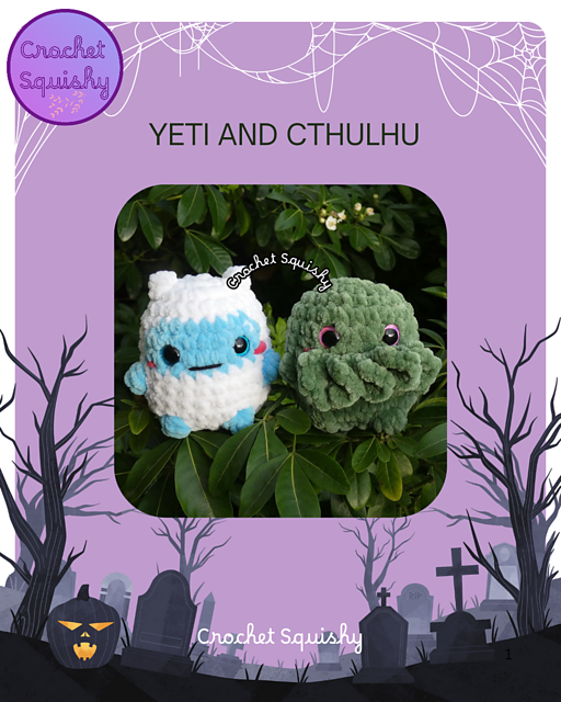 Ravelry: Yeti and Cthulhu pattern by Crochet Squishy