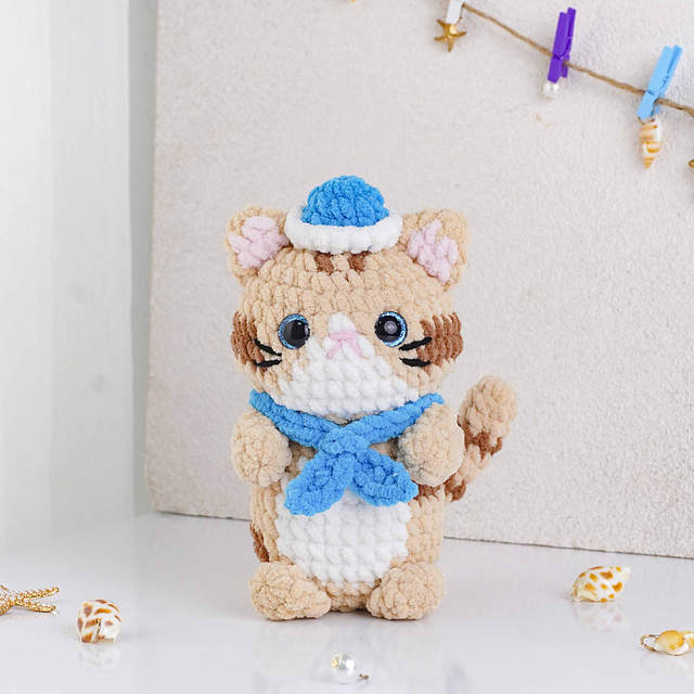 Ravelry: Sailor Cat pattern by Jeff Ratlis